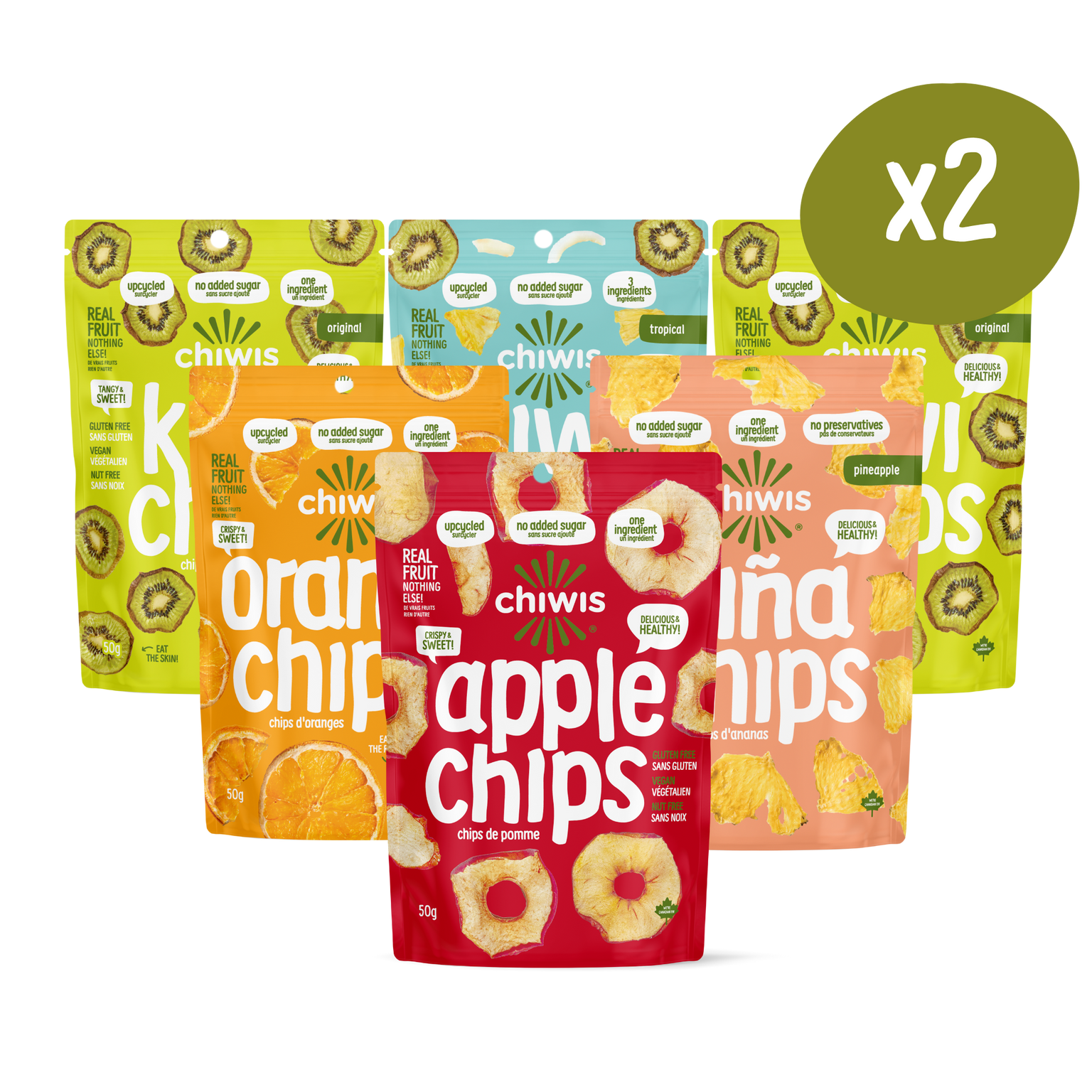 Chiwis | 100% Natural Fruit Chips by Chiwis